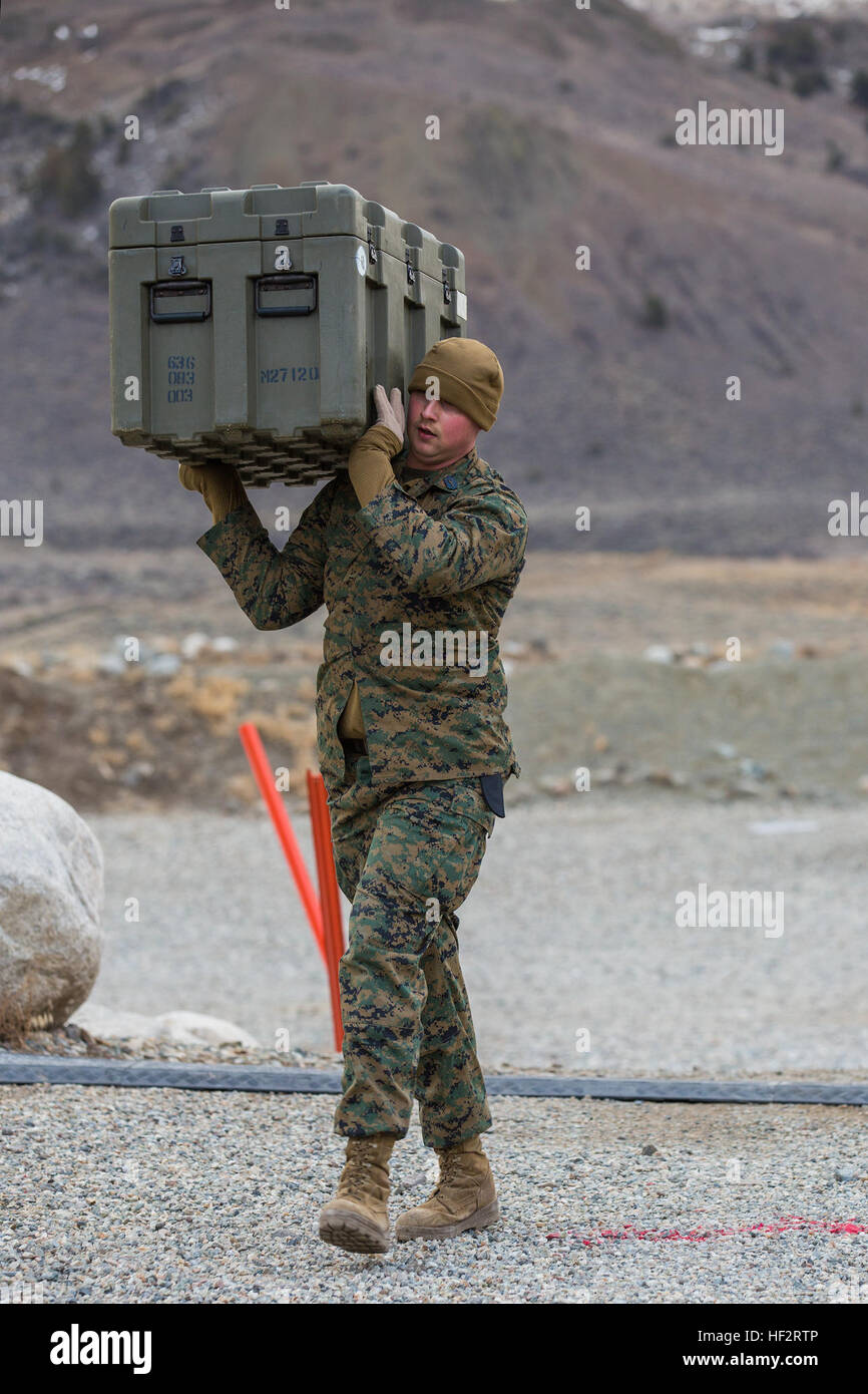 U.S. Navy Hospitalman Dustin Smith with Combat Logistics Battalion 26 ...