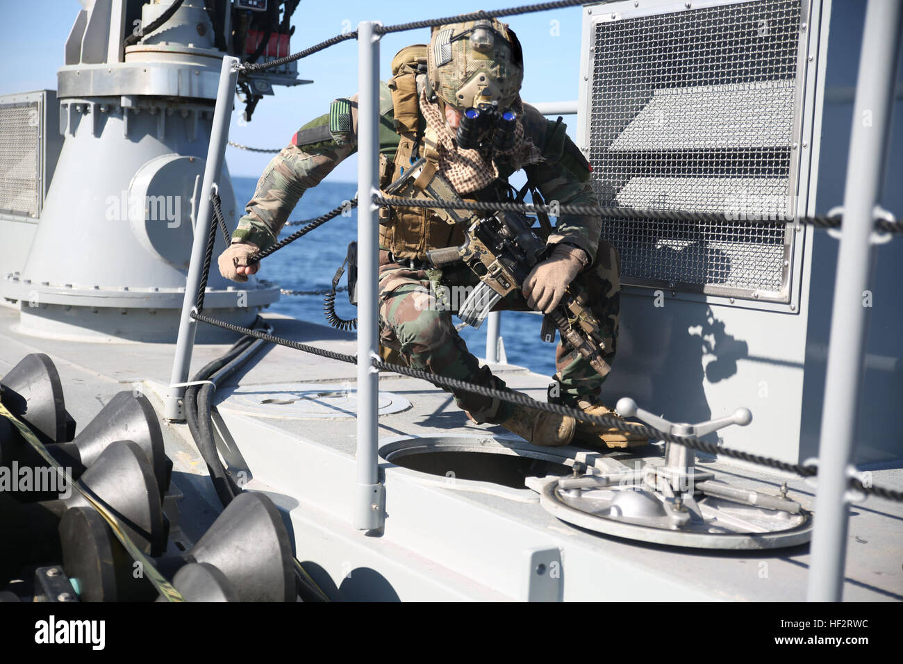 A Critical Skills Operator with Bravo Company, 1st Marine Special ...