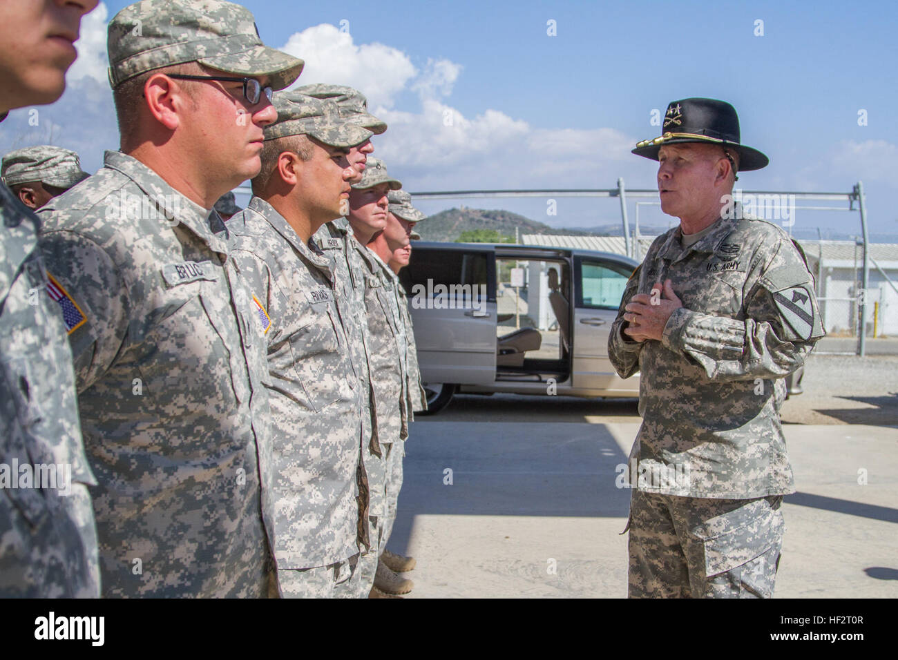 Maj. Gen. Michael A. Bills, 1st Cavalry Division commanding general ...