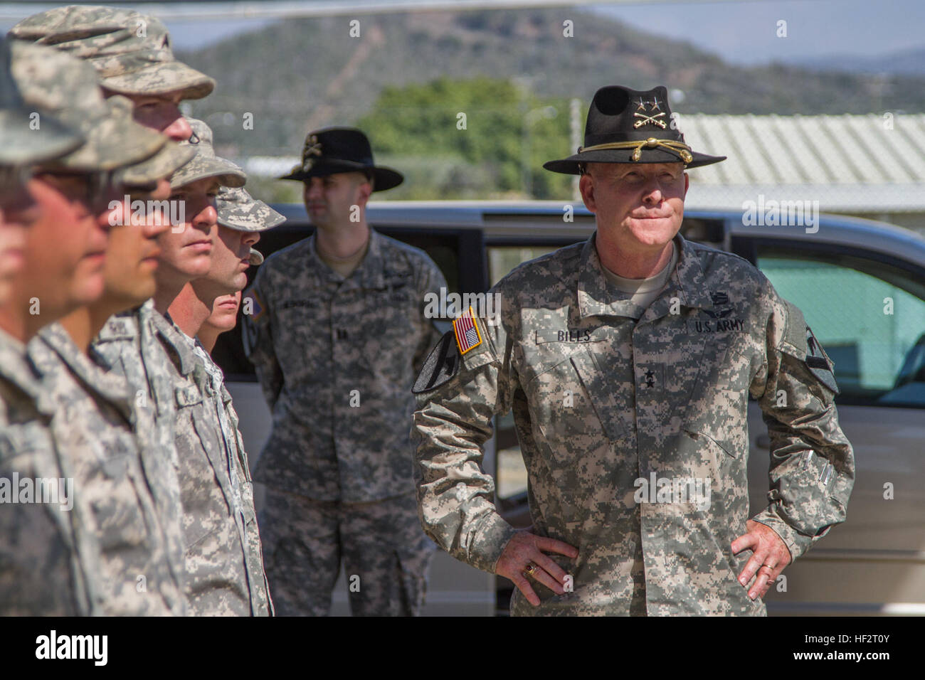 Maj. Gen. Michael A. Bills, 1st Cavalry Division commanding general ...