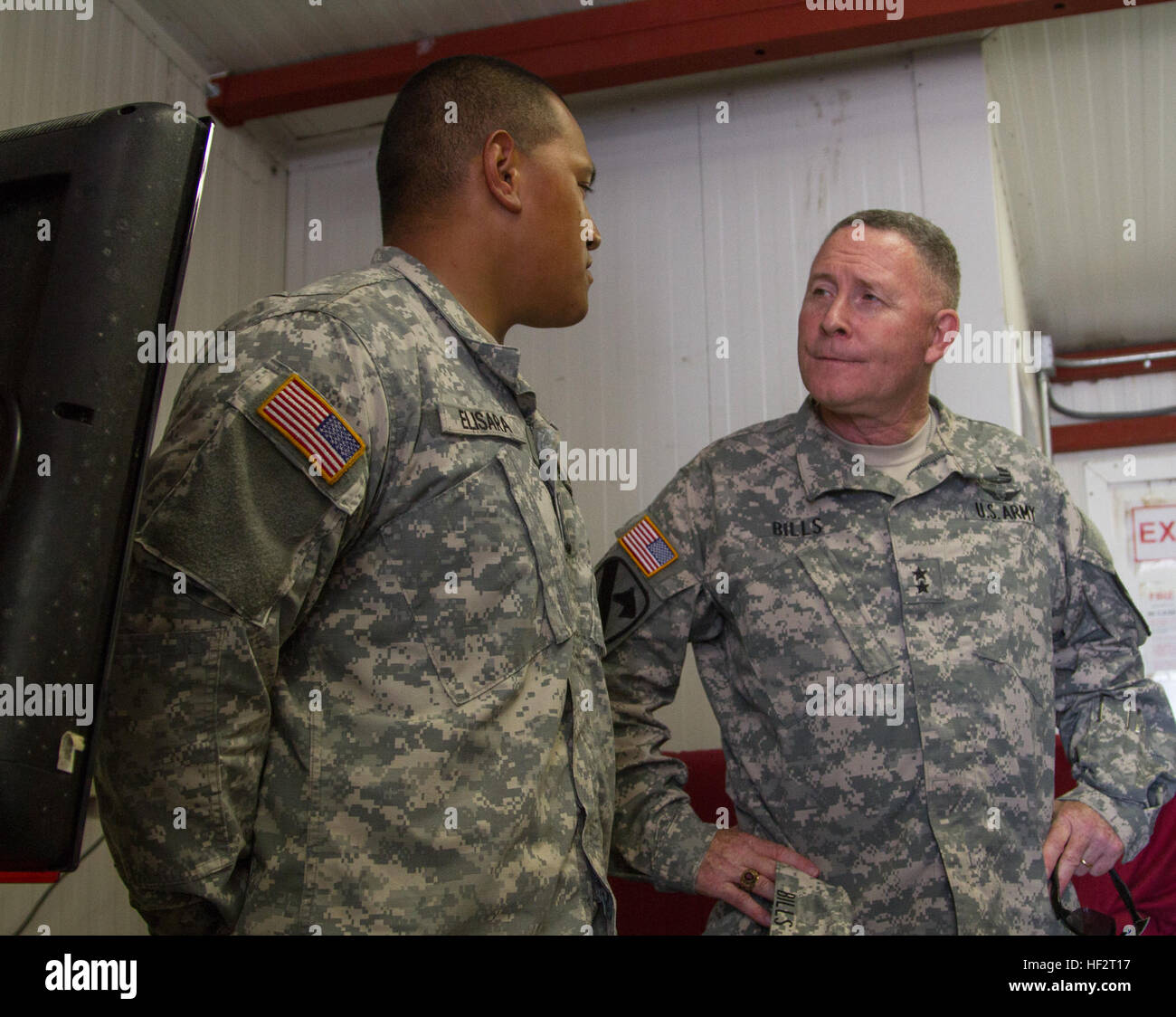 Maj. Gen. Michael A. Bills, 1st Cavalry Division commanding general ...