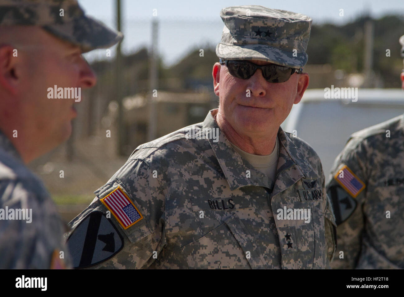 Maj. Gen. Michael A. Bills, 1st Cavalry Division commanding general ...