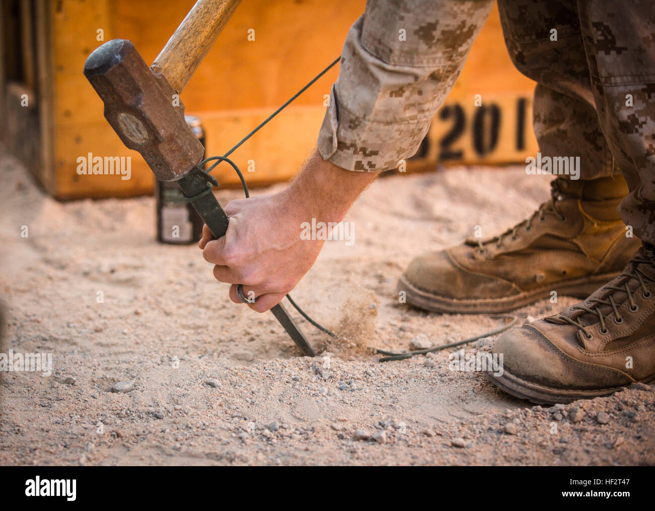 U.S. Marine Corps Sgt. Randall W. Lester, assistant fires chief ...
