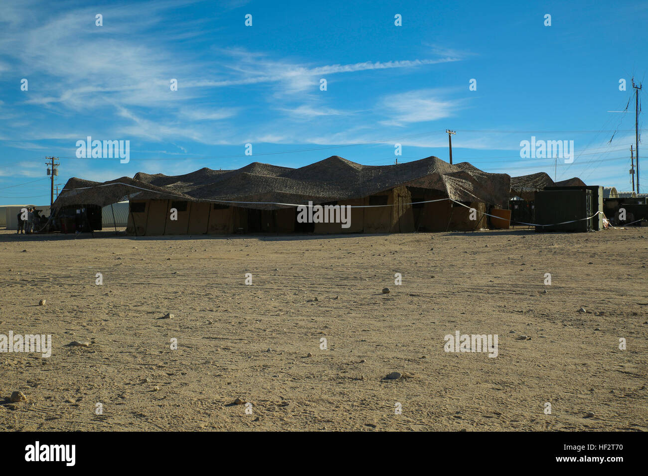 The infrastructure of the combat operations center is set up Jan. 17 at ...