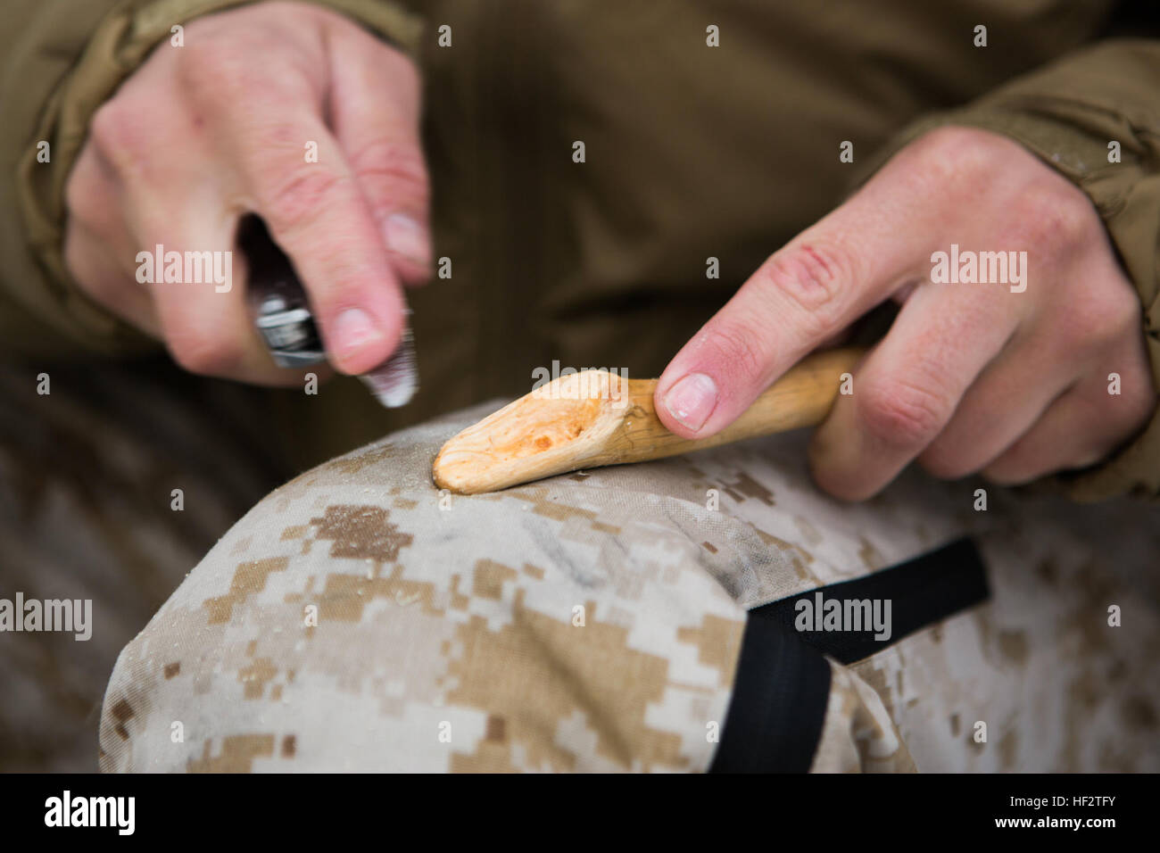 U.S. Marines Lance Cpl. Ryan Molik with Combat Logistics Battalion 26 ...