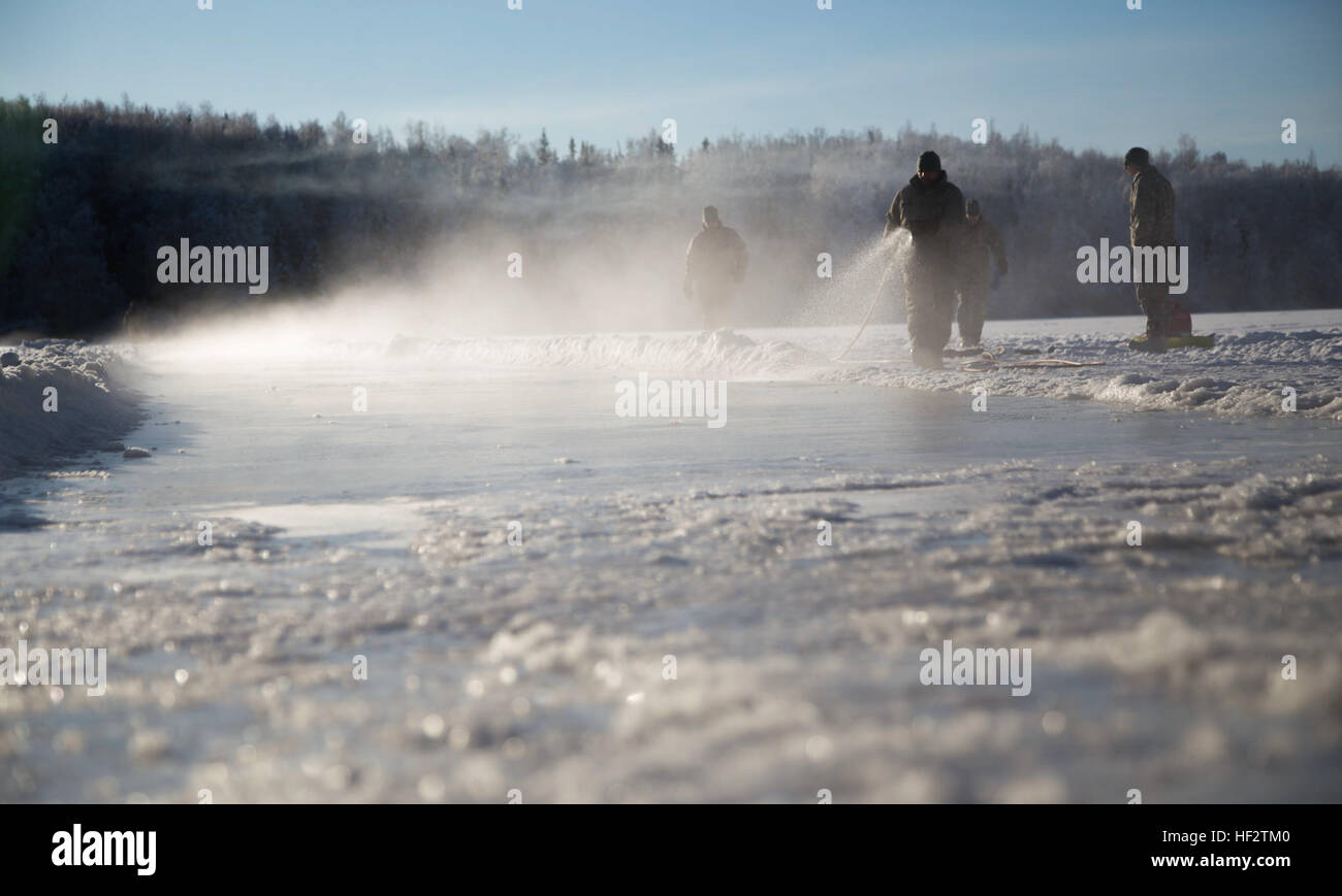 Soldiers with the 207th Engineer Utility Detachment, Alaska Army ...