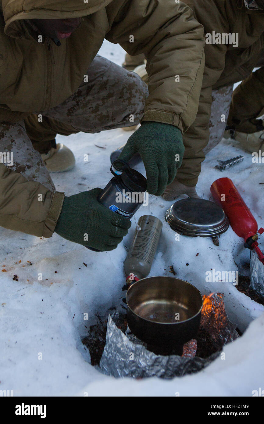 A U.S. Marine with Combat Logistics Battalion 26, 2nd Marine Logistics ...