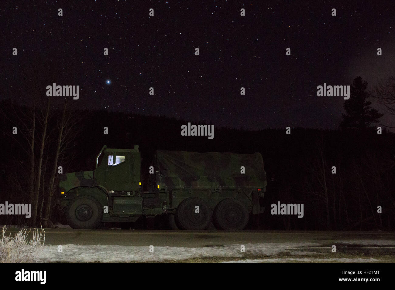 U.S. Marines with Motor Transportation Company, Combat Logistics ...