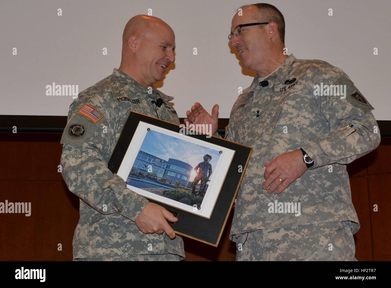Stars meet as Army Lt. Gen. H. R. McMaster, left, director, Army ...