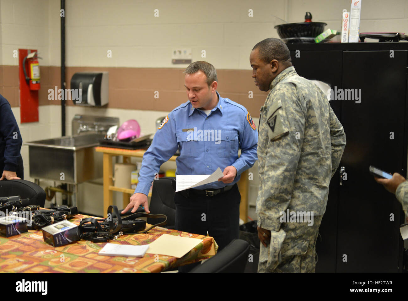 Soldiers of the Joint Task Force Empire Shield coordinated with FDNY ...