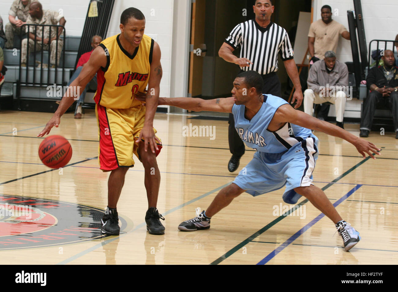 MARINE CORPS AIR STATON MIRAMAR- Sgt. Stefawn Payne a guard with the ...