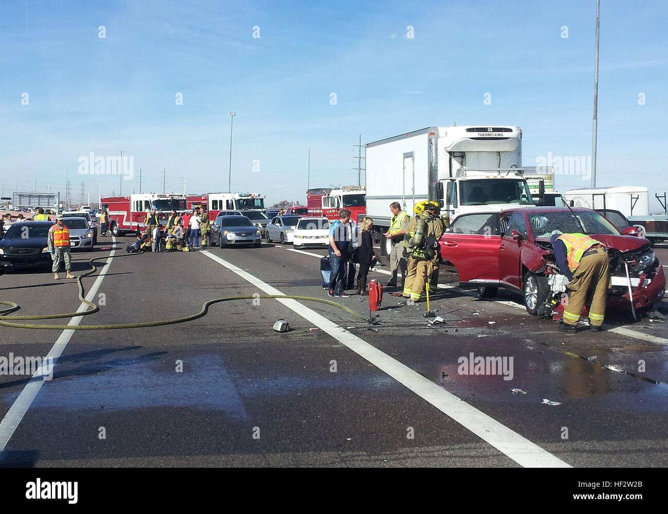 Army Staff Sgt. Brian Bowling and Pfc. LynnRae Acothley rendered aid at ...