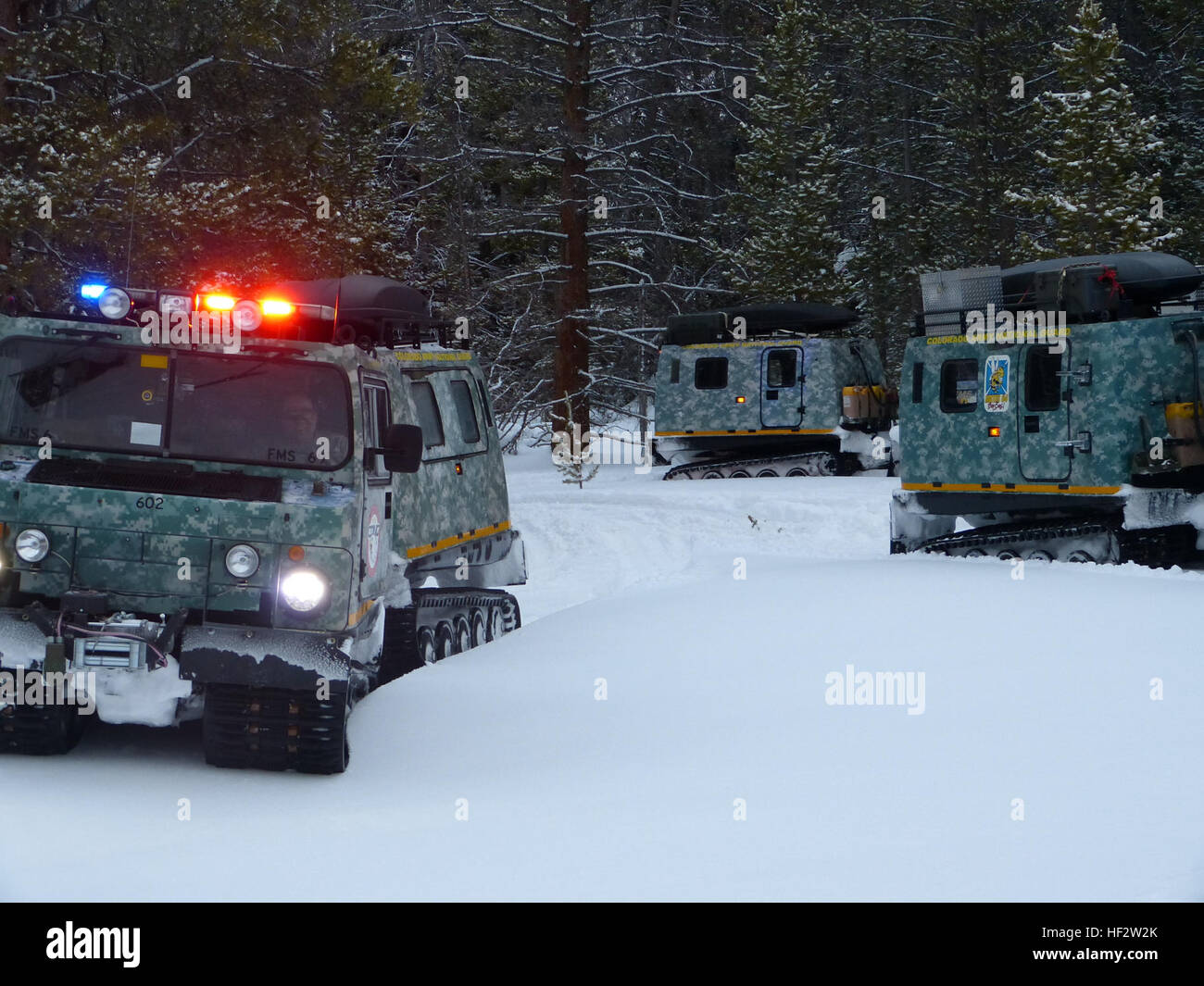Colorado National Guard drivers of small unit support vehicles (SUSVs ...