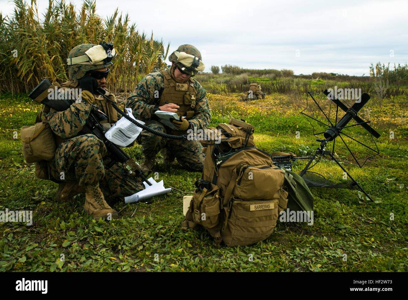 Lance Cpl. Jason Barreras, a field radio operator with Special-Purpose ...