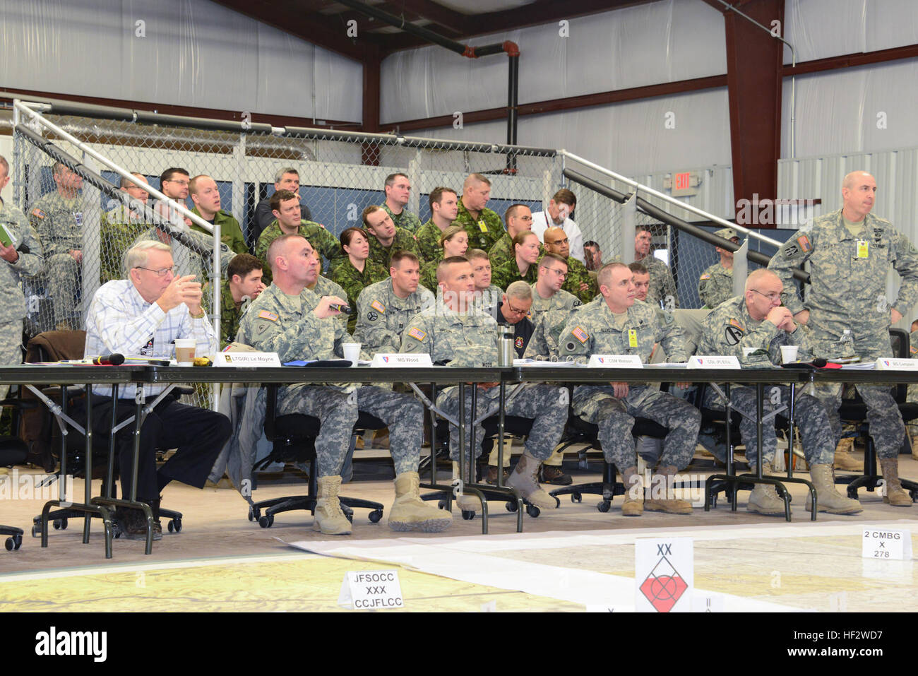 Joint force participants of the 38th Infantry Division 2015 Warfighter ...