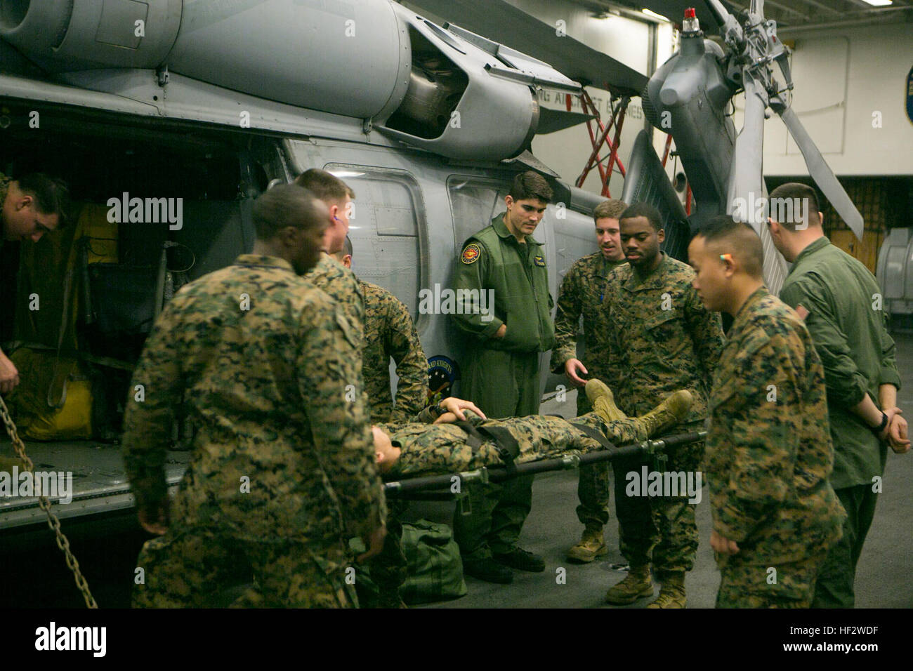 U.S. Navy Corpsmen with Mobile Trauma Team (MTT), Combat Logistics ...