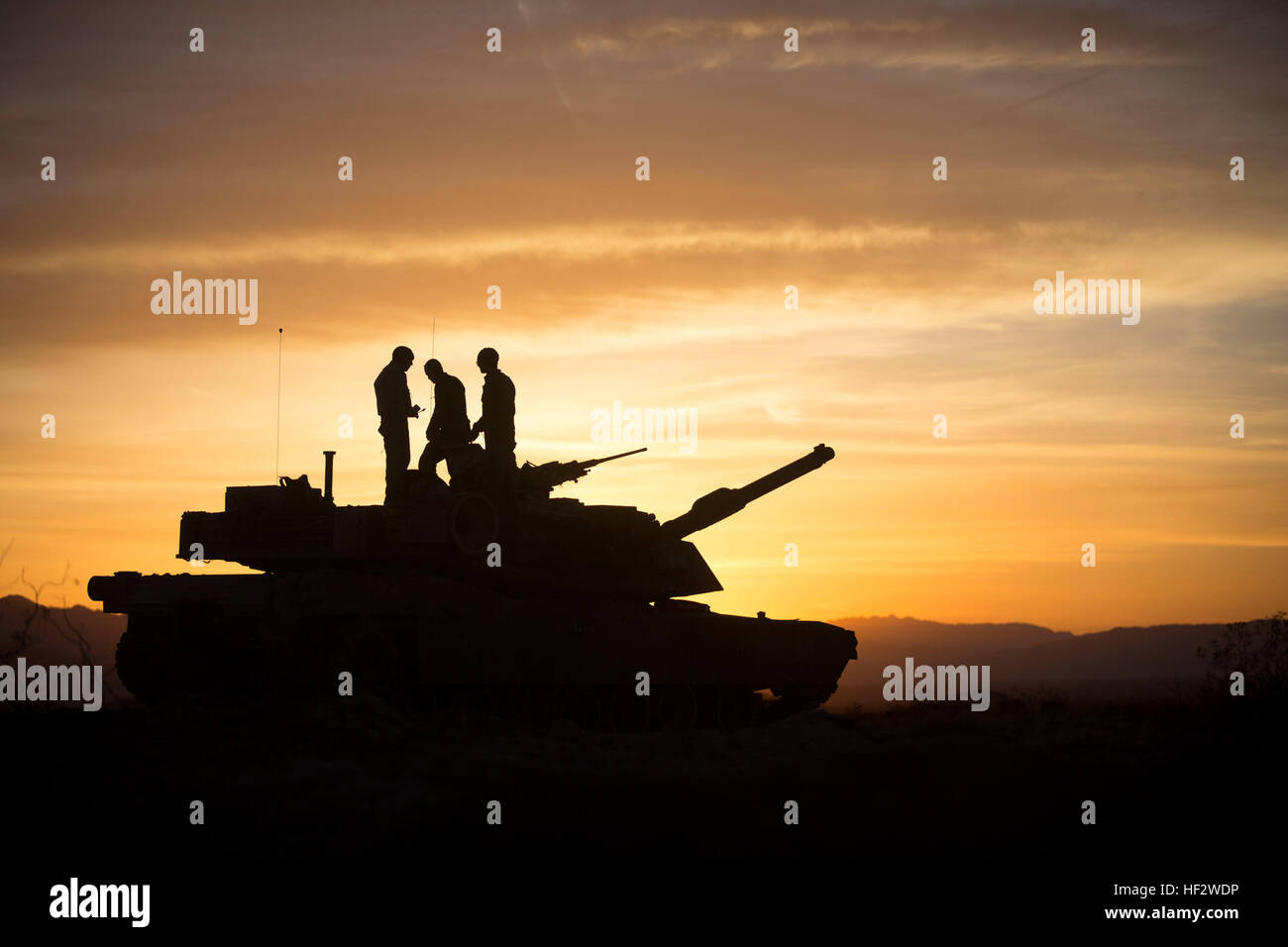 U.S. Marines assigned to Delta Company, 1st Tanks Battalion, 1st Marine ...
