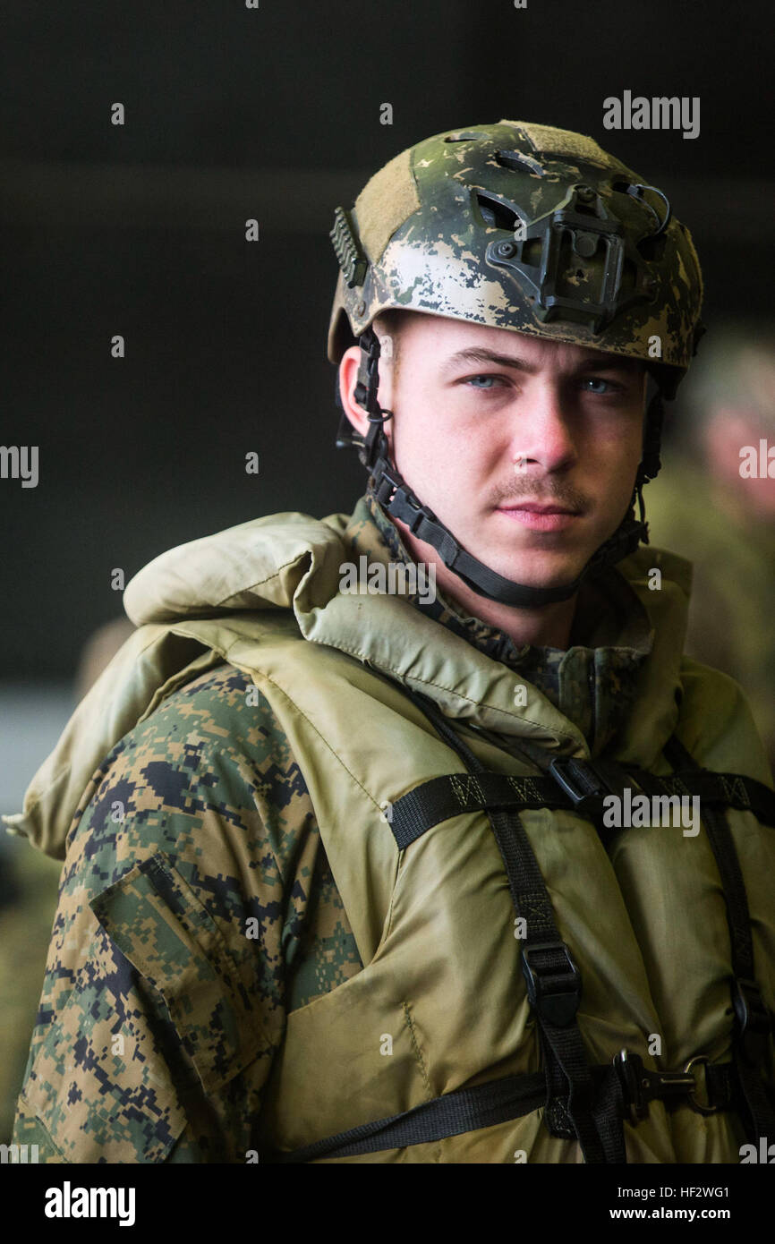 U.S. Marine Corps Lance Cpl. Austin Goodrich with Company F, Battalion ...