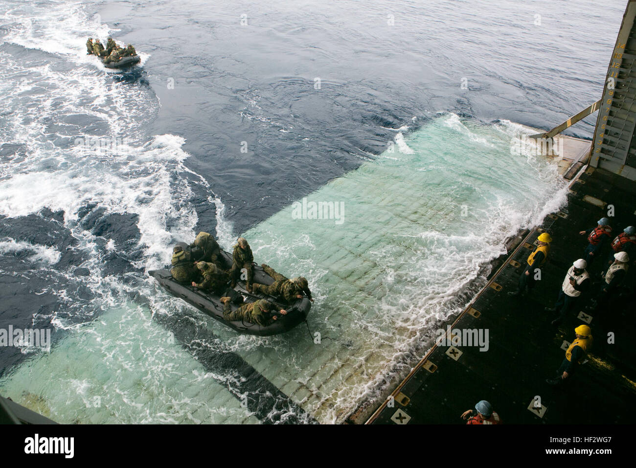 U.S. Marines with Company F, Battalion Landing Team (BLT) 2nd Battalion ...