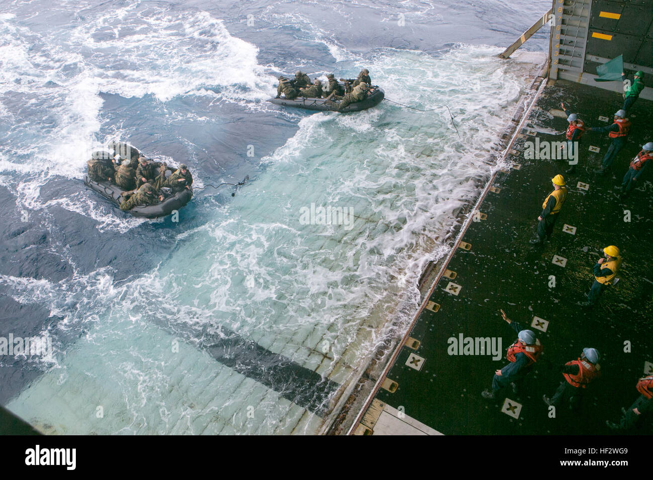 U.S. Marines with Company F, Battalion Landing Team (BLT) 2nd Battalion ...