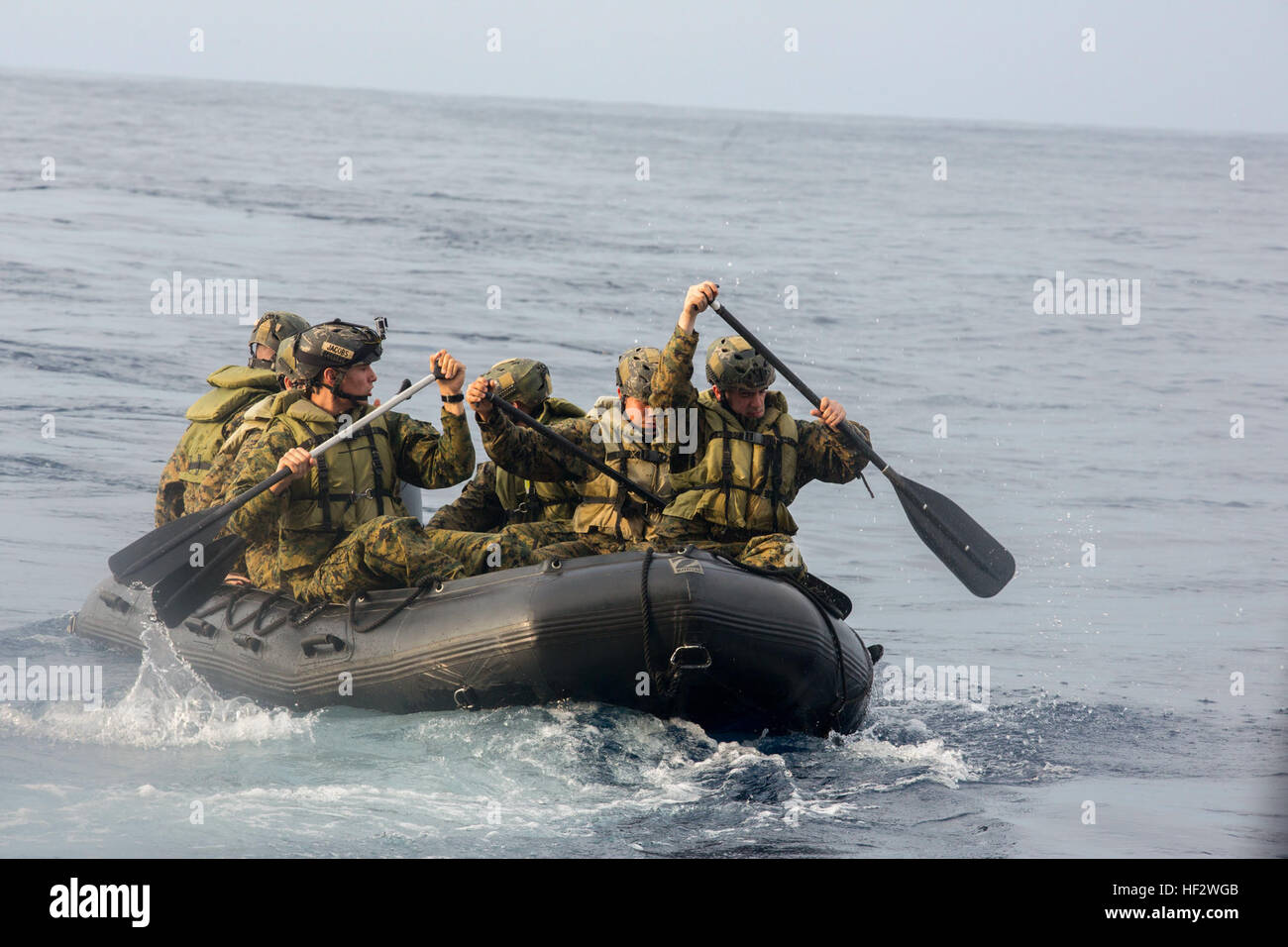 U.S. Marines with Company F, Battalion Landing Team (BLT) 2nd Battalion ...