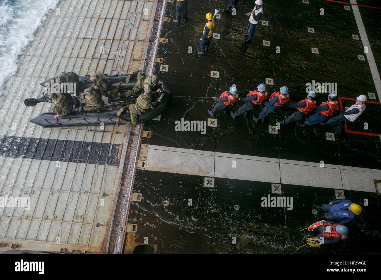 U.S. Marines with Company F, Battalion Landing Team (BLT) 2nd Battalion ...