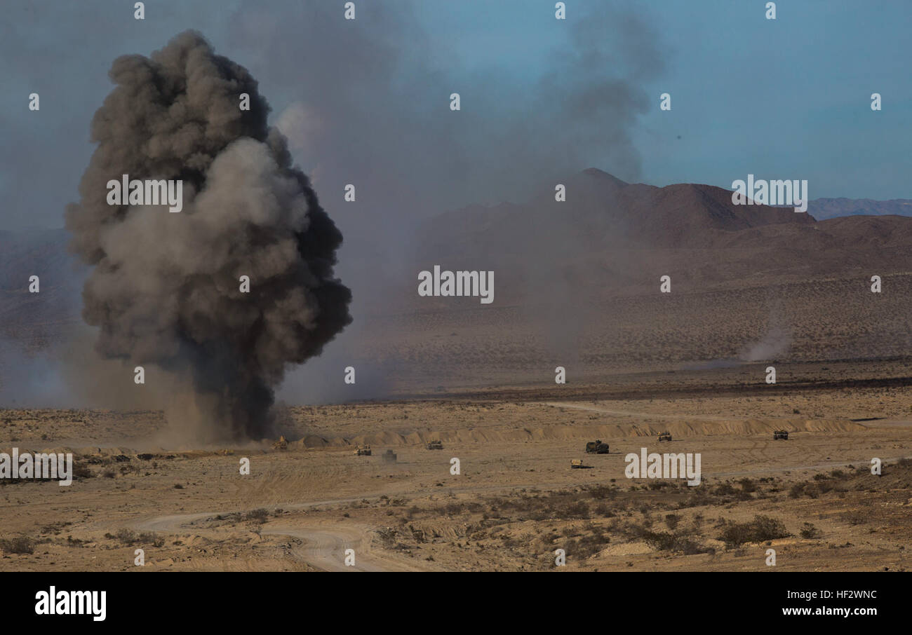 Marines employ M1 Assault Breacher Vehicles and MICLIC systems to clear ...