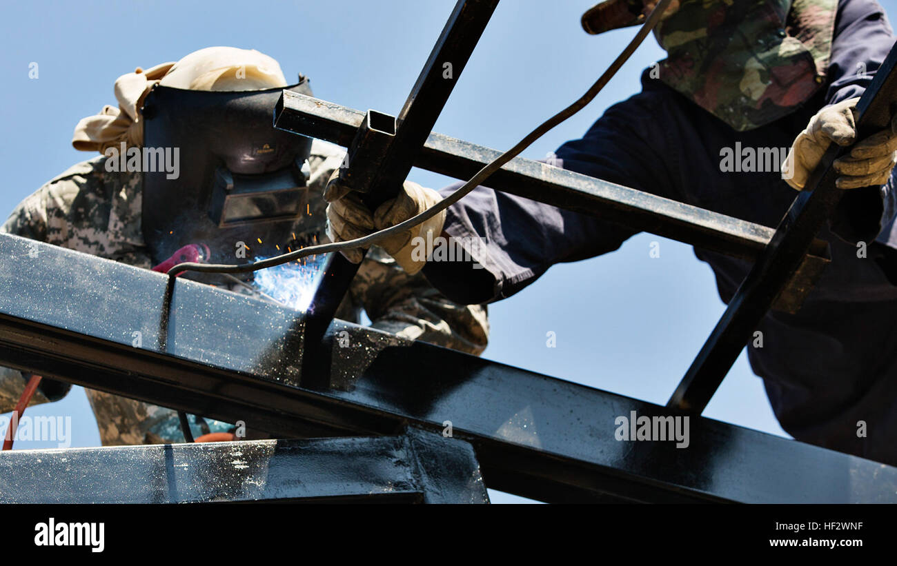 U.S. Army Staff Sgt. Gilbert Blas, a wheeled vehicle mechanic with ...