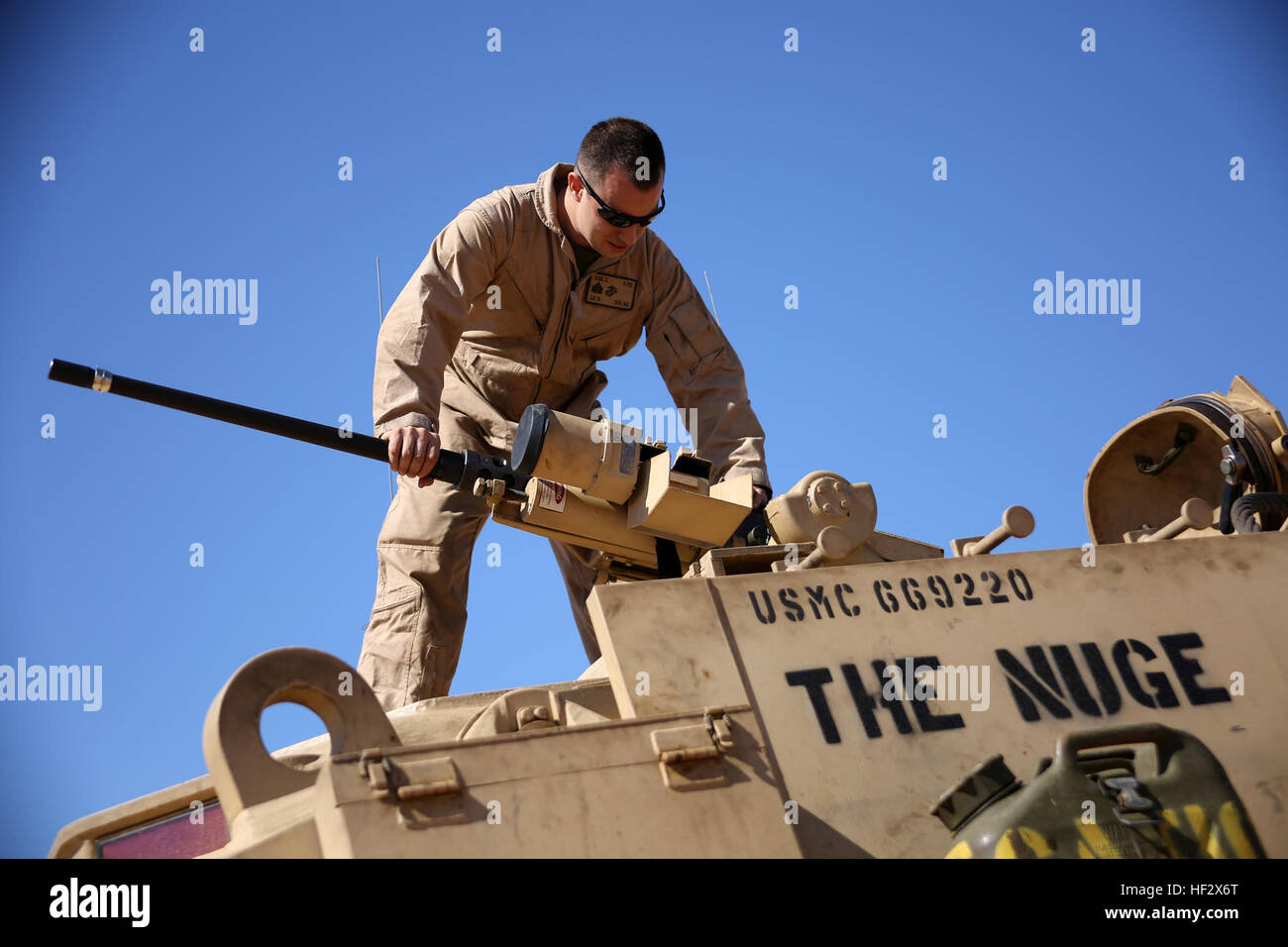 Sergeant Cody Olson, a main battle tank repairer/technician with Combat ...