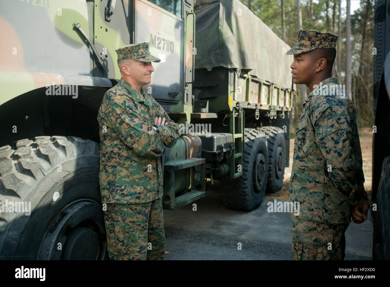 Brig. Gen. Charles G. Chiarotti, left, Commanding General, 2nd Marine ...