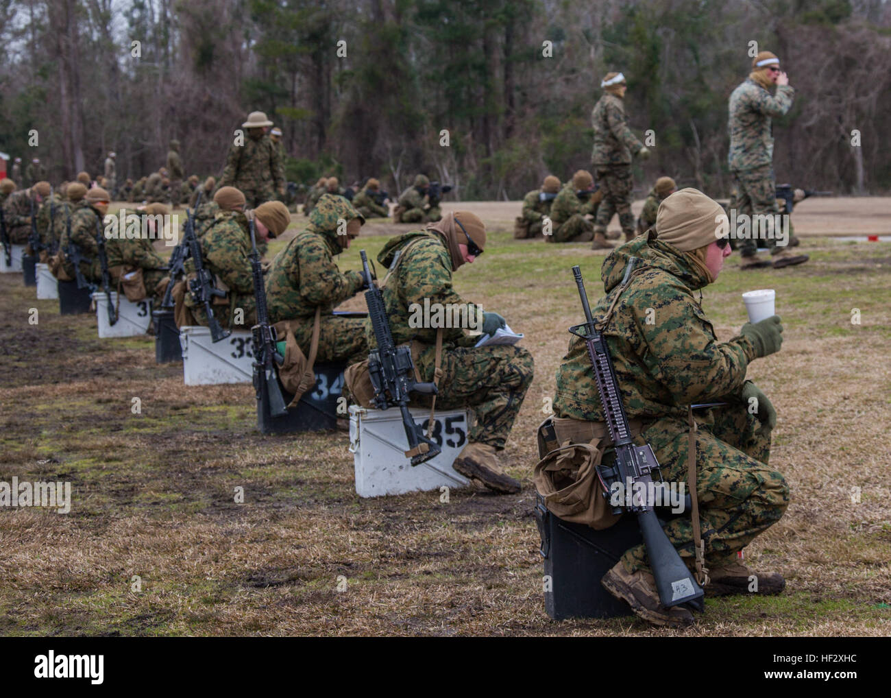 U.S. Marines with 1st Battalion, 2nd Marine Regiment (1/2), 2nd Marine ...