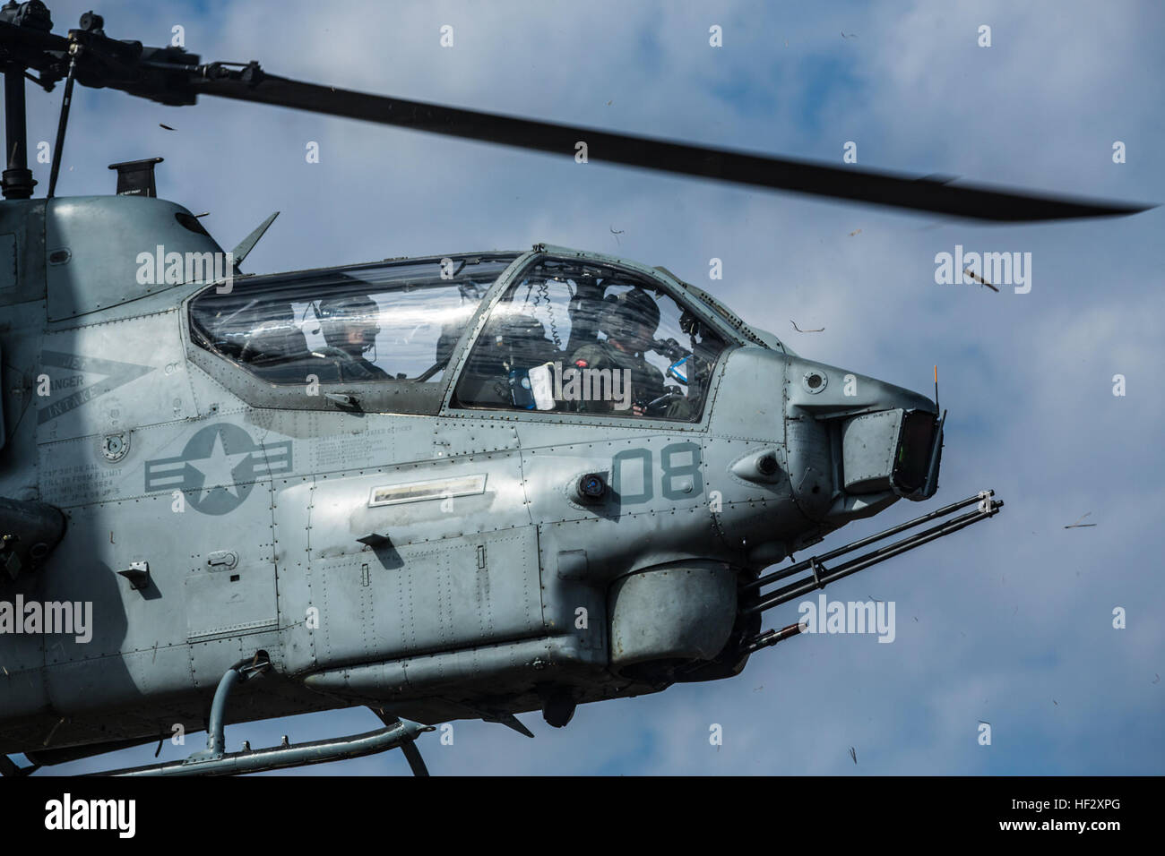 An U.S. Marine Corps AH-1W Cobra assigned to Marine Aircraft Group (MAG ...