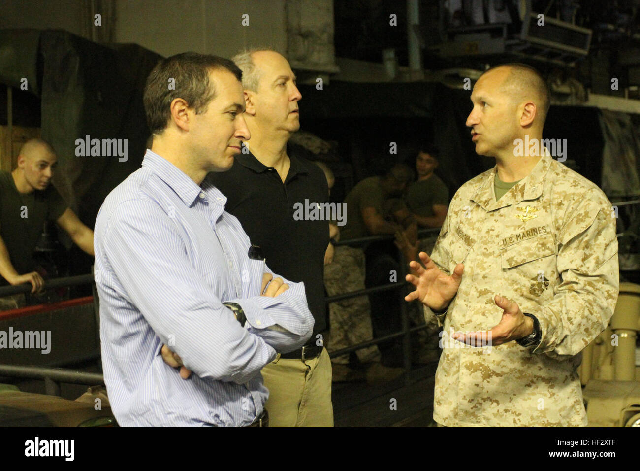 The Commanding Officer Of The 24th Marine Expeditionary Unit Stock ...