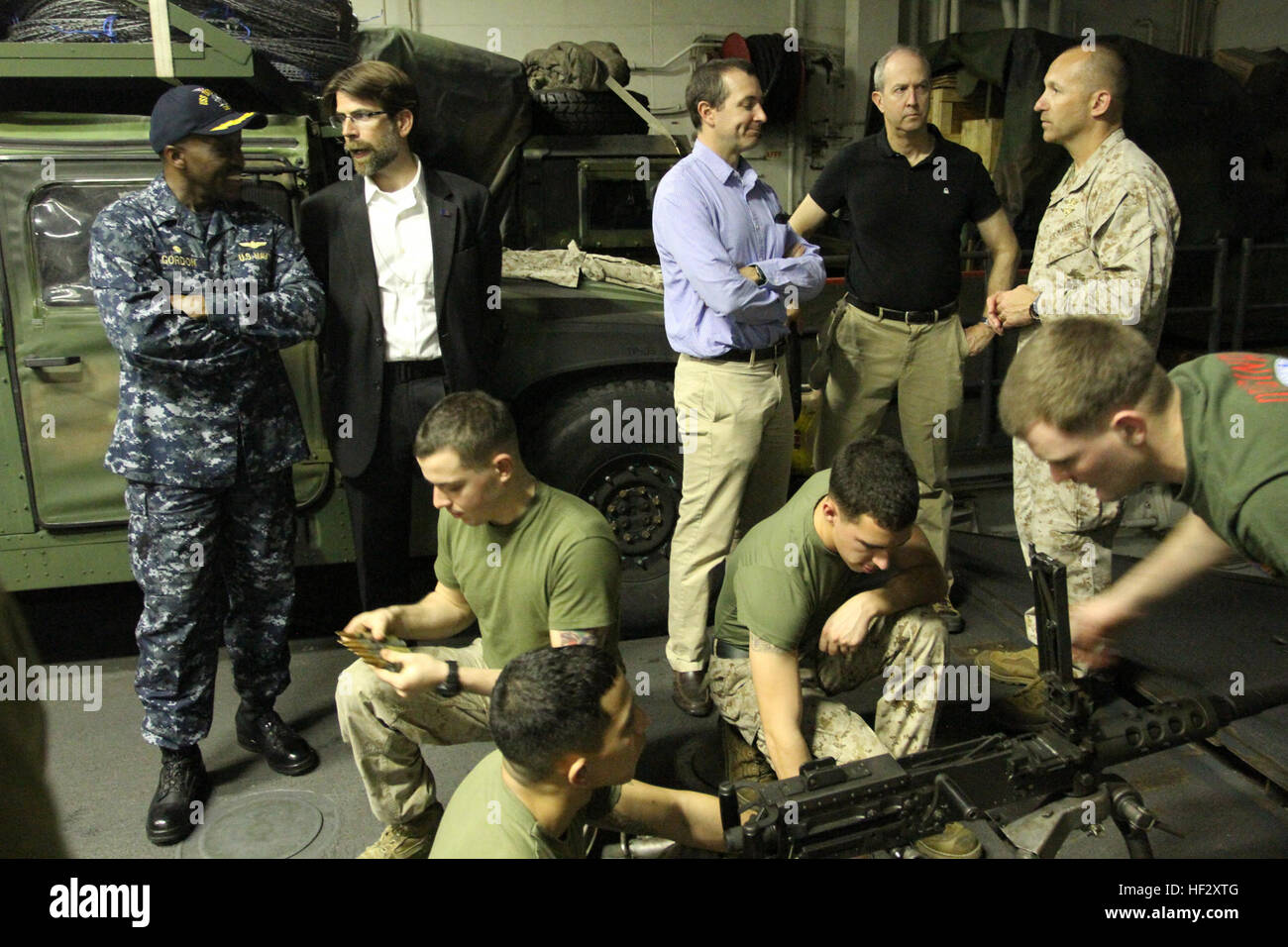Colonel Scott F. Benedict, right, the commanding officer of the 24th ...