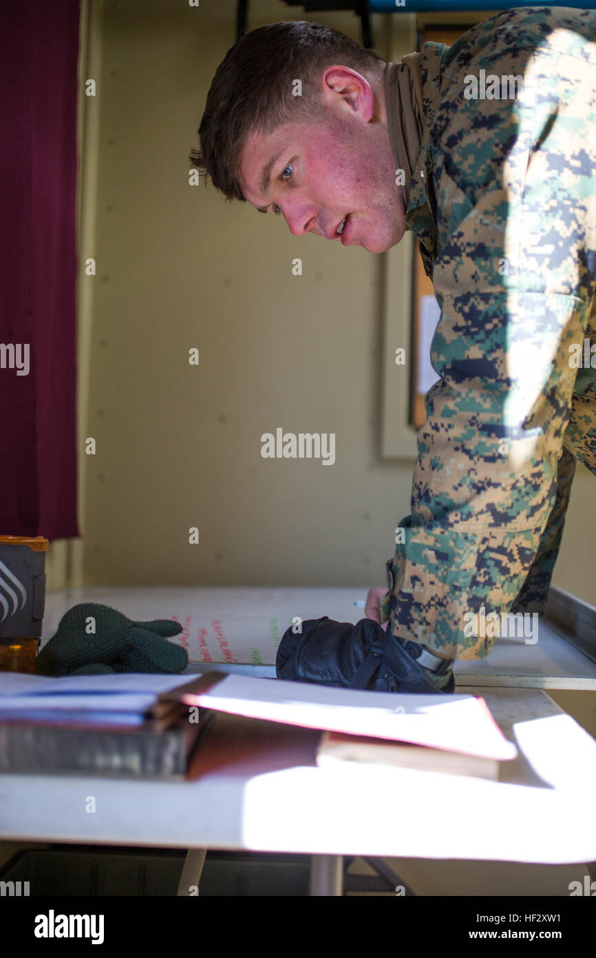 U.S. Marine Corps 1st Lt. Lawrence A. Seiler, fire support officer ...