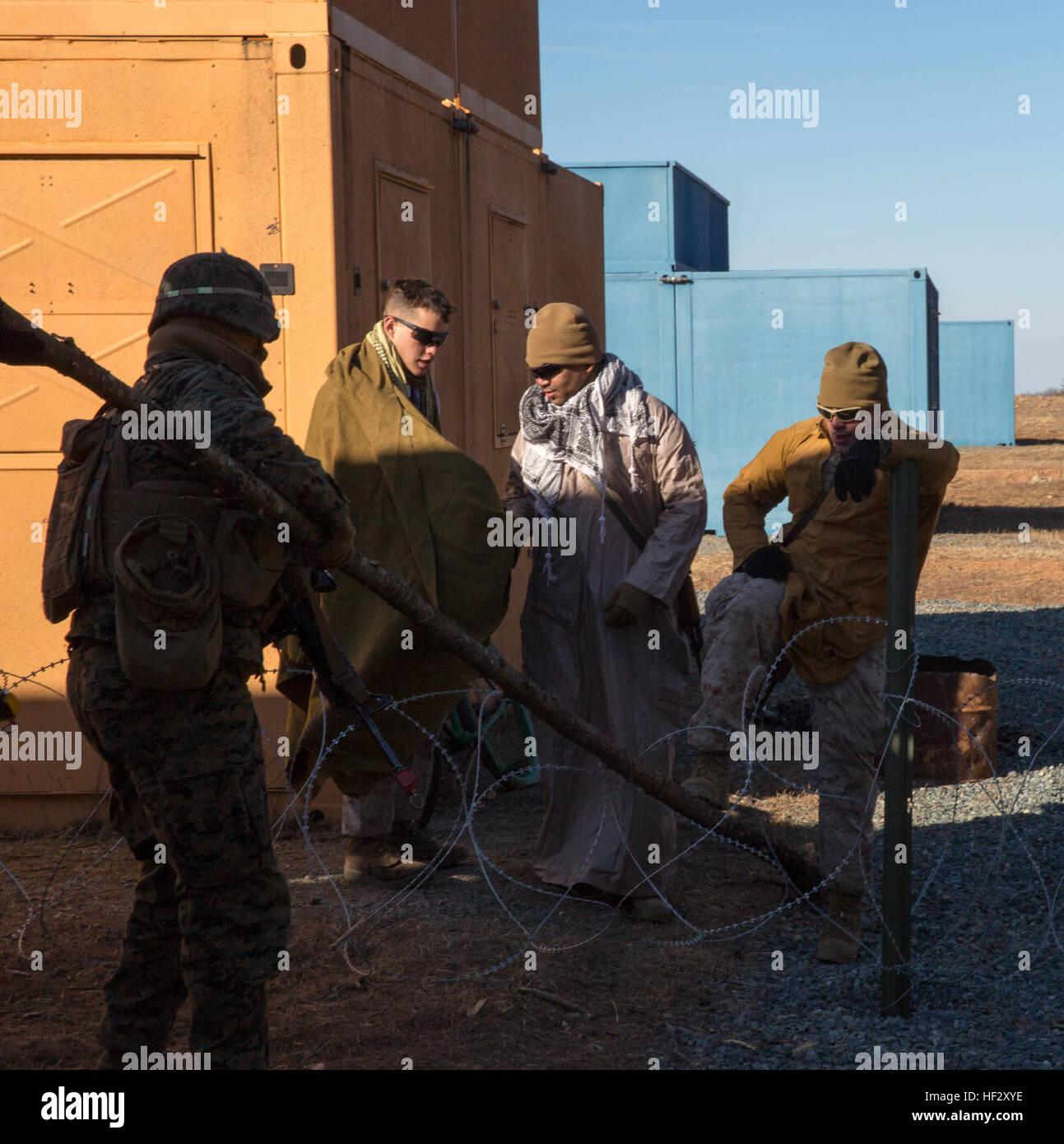 1st Battalion, 8th Marine Regiment conducts embassy reinforcement ...