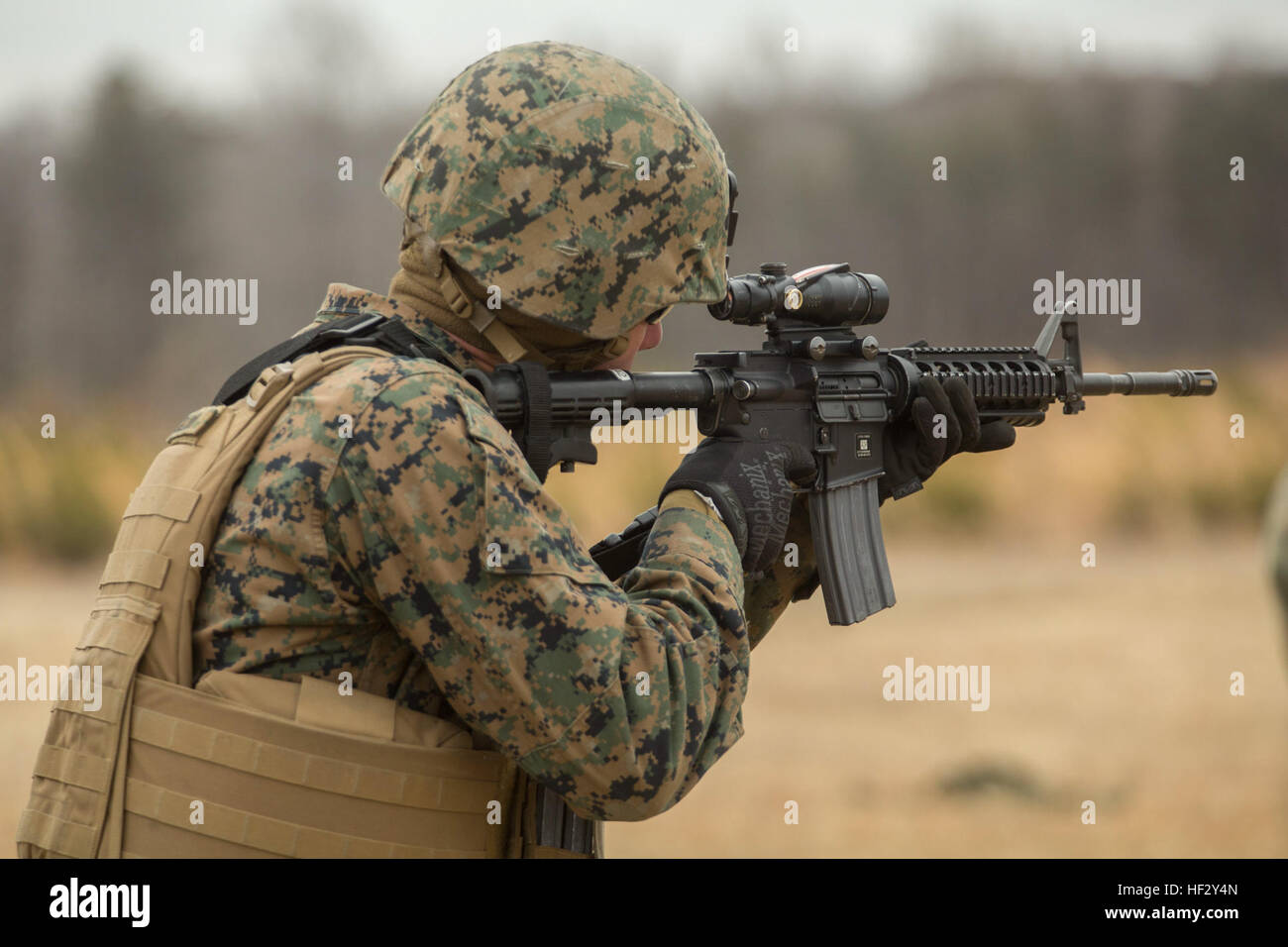 U.S. Marines with Alpha Company, 2nd Transportation Support Battalion ...