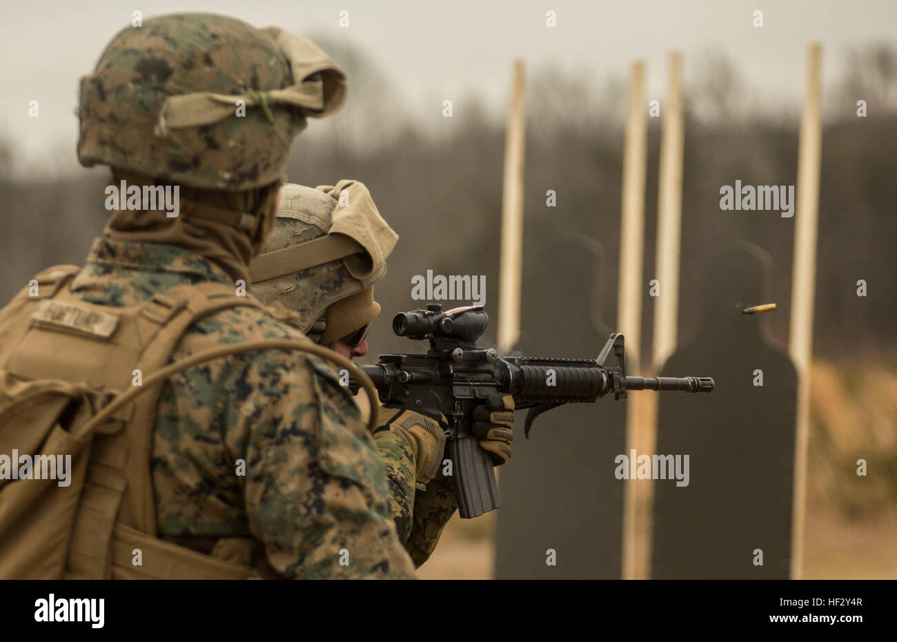 U.S. Marines with Alpha Company, 2nd Transportation Support Battalion ...