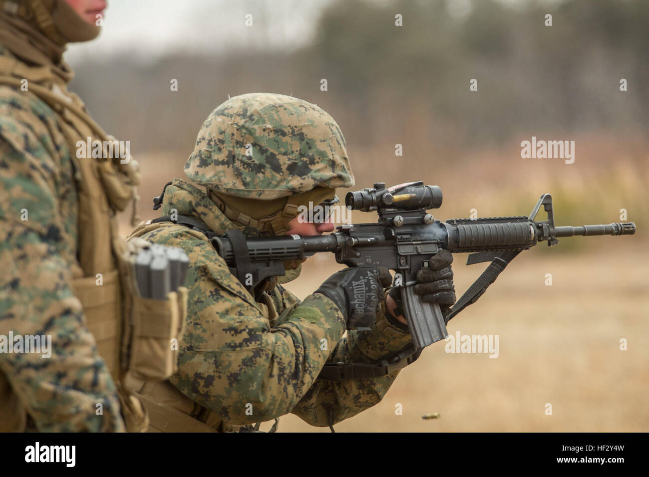 U.S. Marines with Alpha Company, 2d Transportation Support Battalion ...