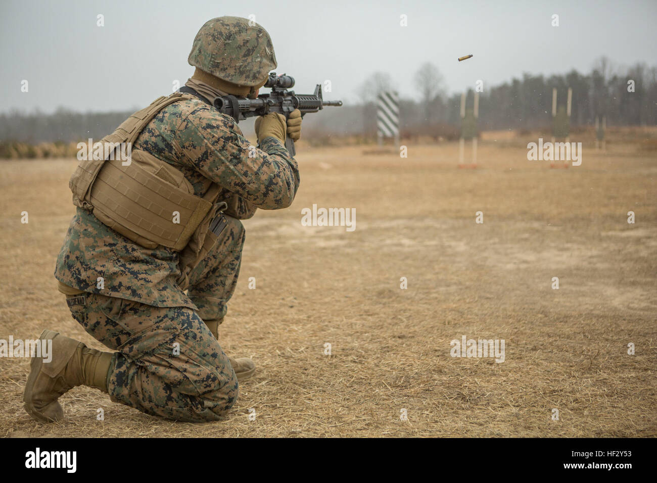 U.S. Marines with Alpha Company, 2nd Transportation Support Battalion ...