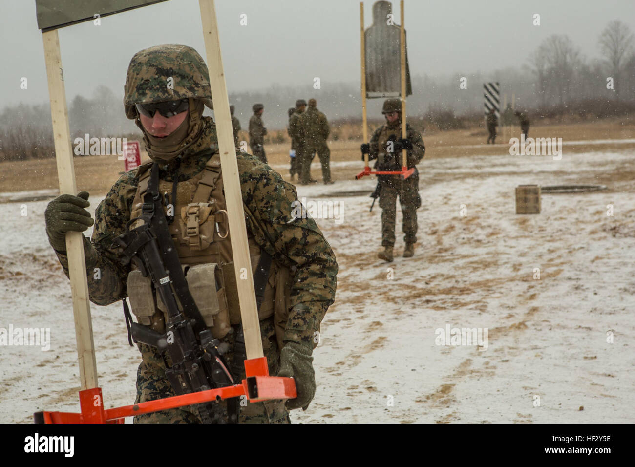 U.S. Marines with Alpha Company, 2nd Transportation Support Battalion ...