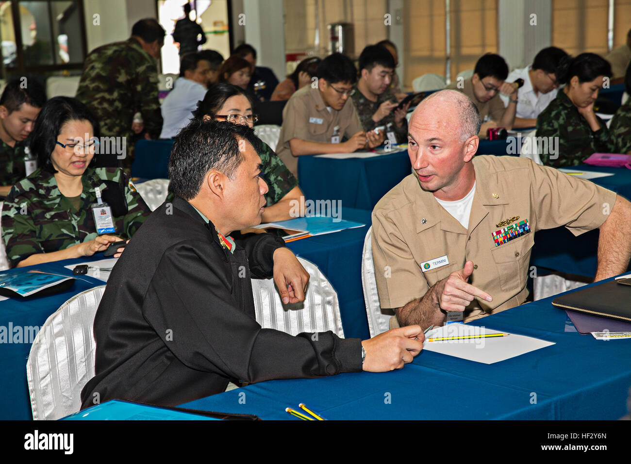 U.S. Navy Cmdr. Michael Termini, the director of operations for Navy ...