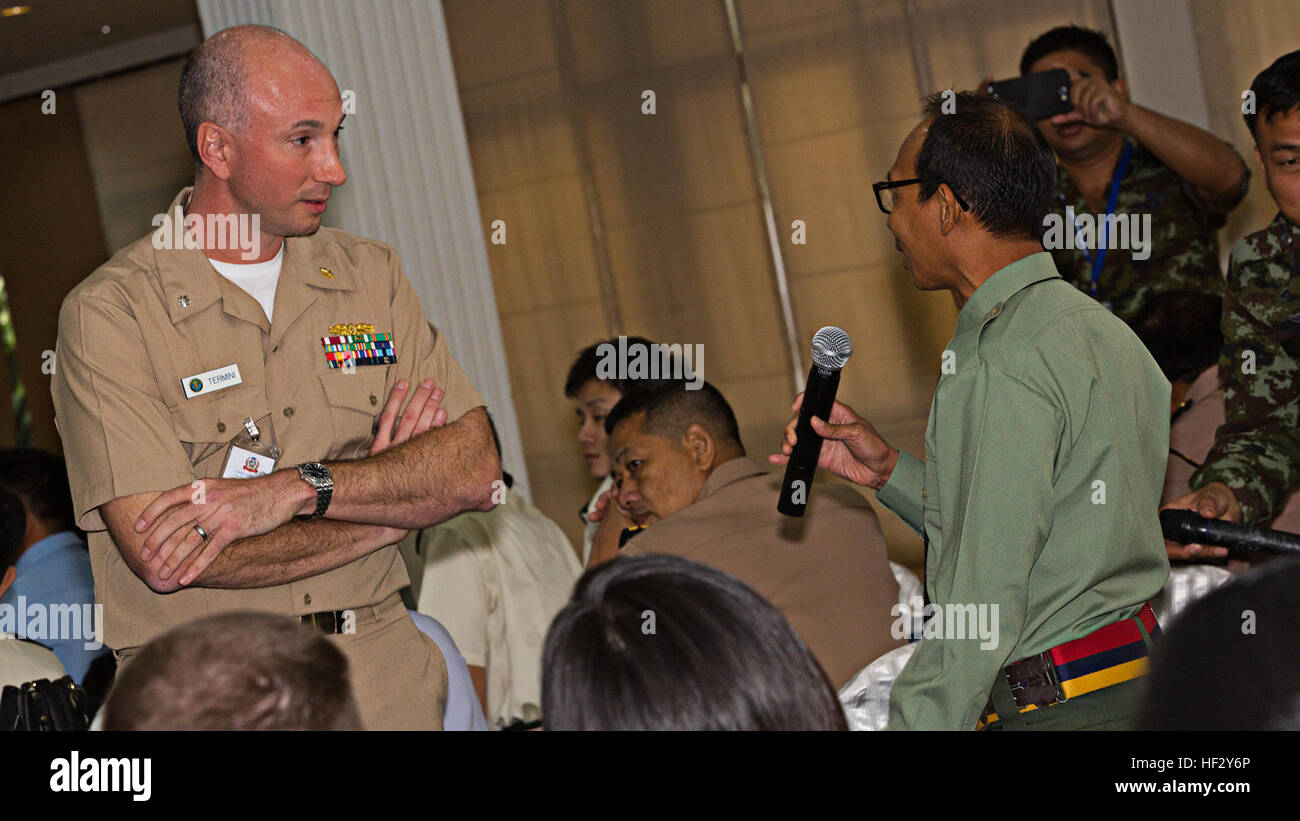 U.S. Navy Cmdr. Michael Termini, the director of operations for Navy ...
