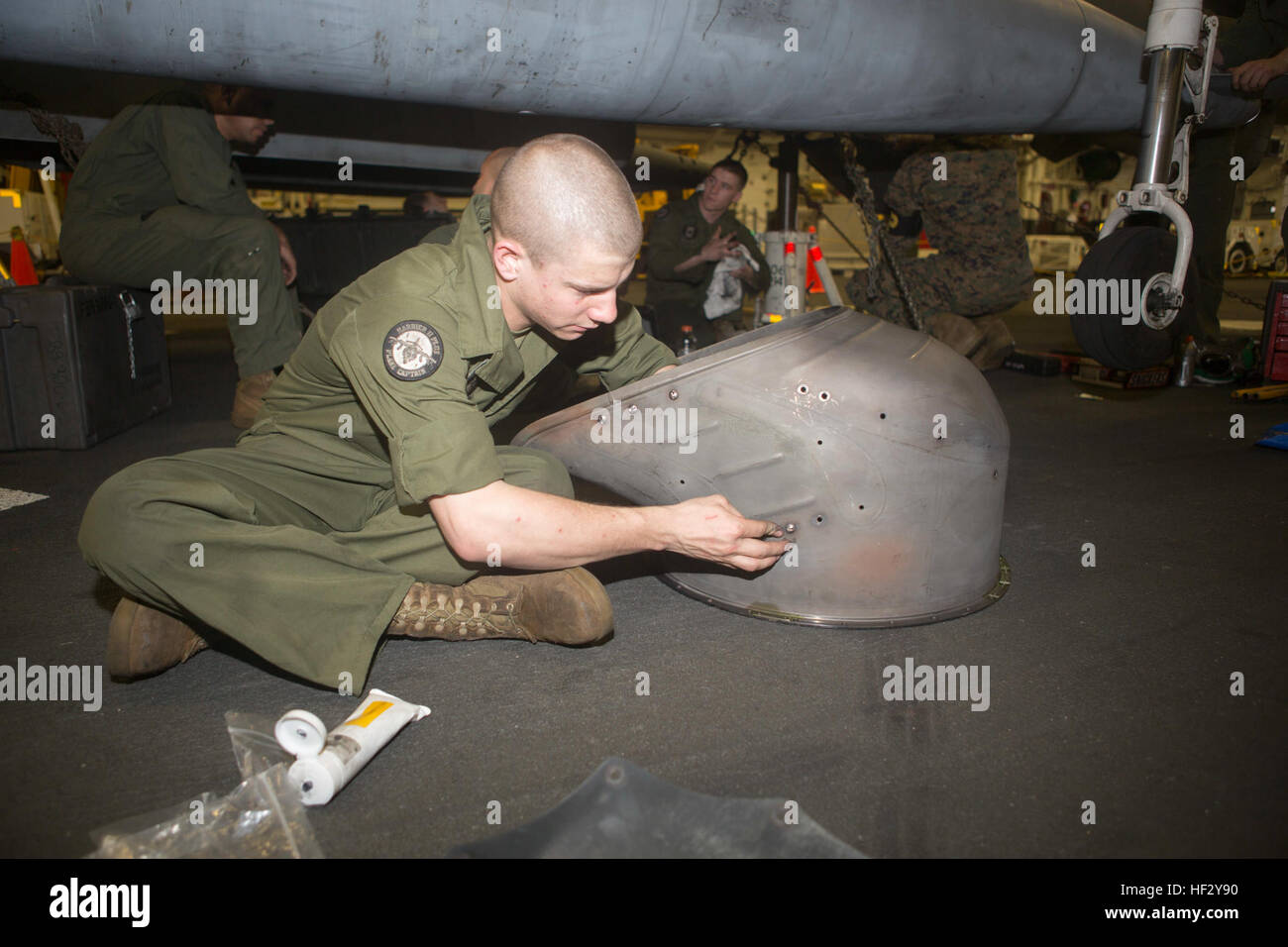 U.S. Marine Corps Lance Cpl. Garrett Walters, harrier mechanic, Marine ...