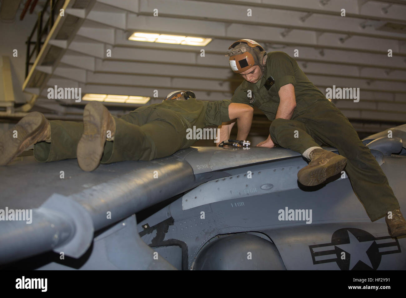 U.S. Marine corps Lance Cpl. Evan Staab, power line mechanic, and Lance ...