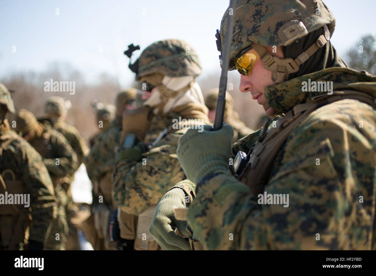 U.S. Marine Corps Sgt. Justin R. Kelley, right, squad leader, Alpha ...