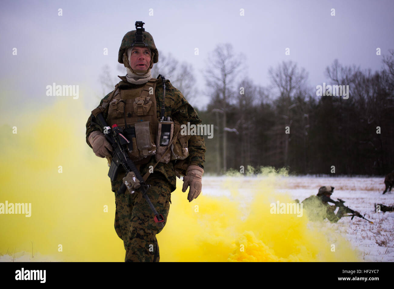 U.S. Marine Corps Staff Sgt. Michael J. Porter, platoon sergeant, Alpha ...