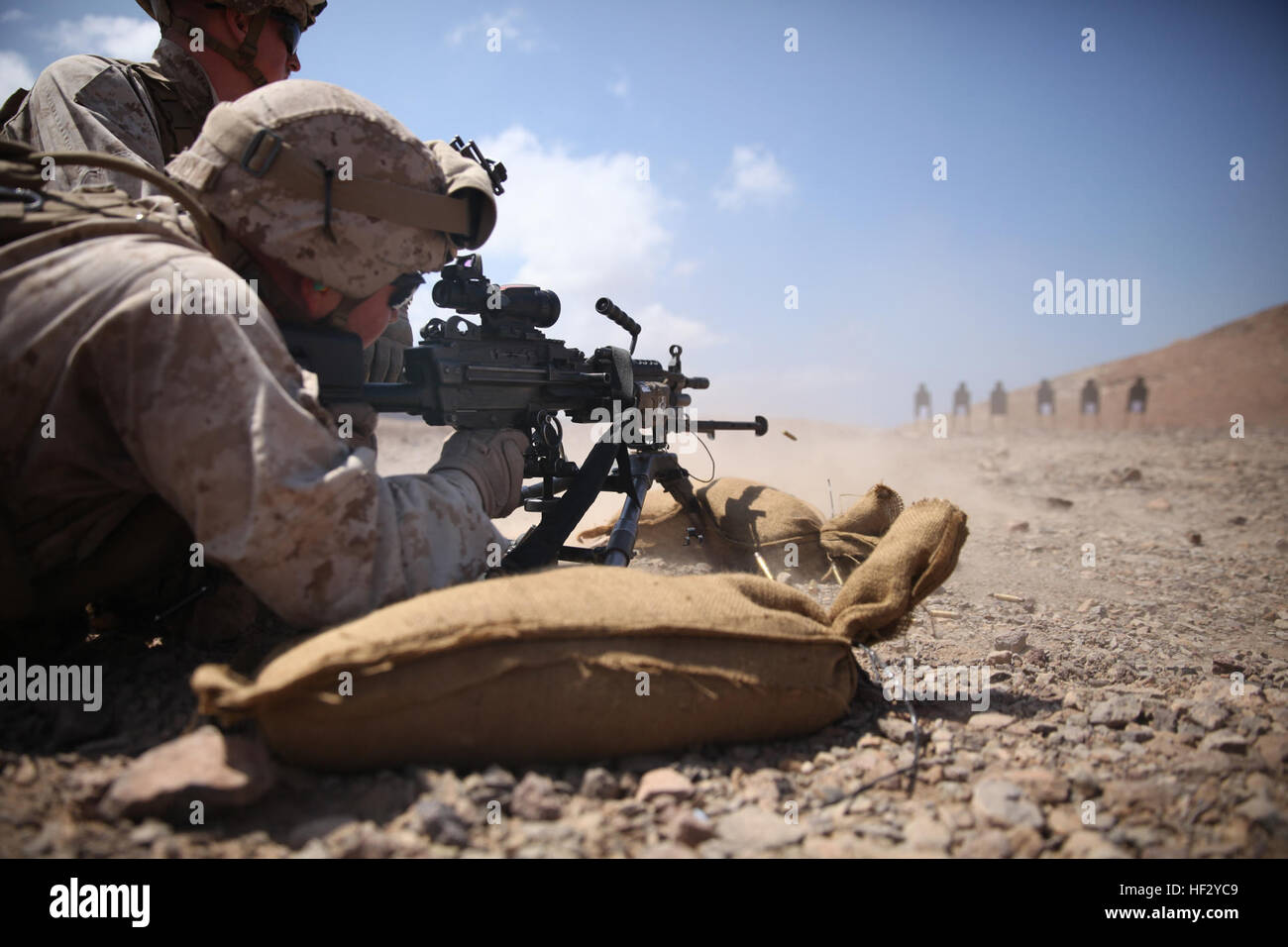 A Marine with Battalion Landing Team 3rd Battalion, 6th Marine Regiment ...