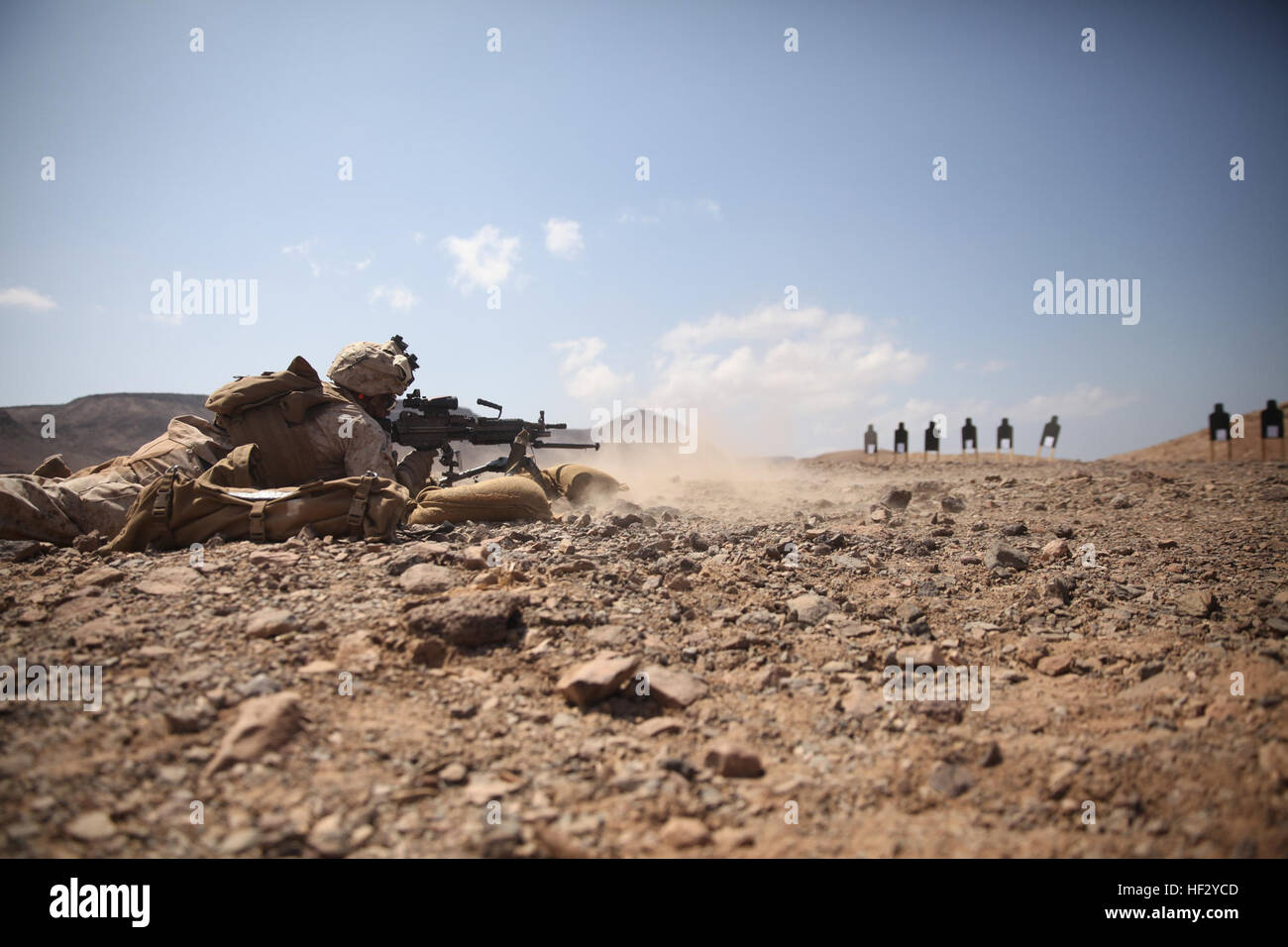 A Marine with Battalion Landing Team 3rd Battalion, 6th Marine Regiment ...