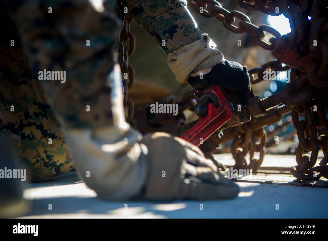 U.S. Marines with Combat Logistics Regiment 2, 2nd Marine Logistics ...